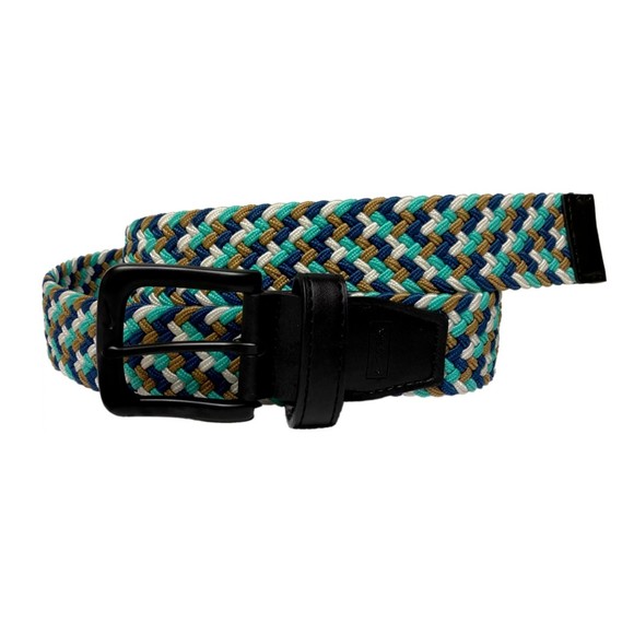 Nike | Accessories | Nike Belt Men Large 442 Green White Stretch Woven ...